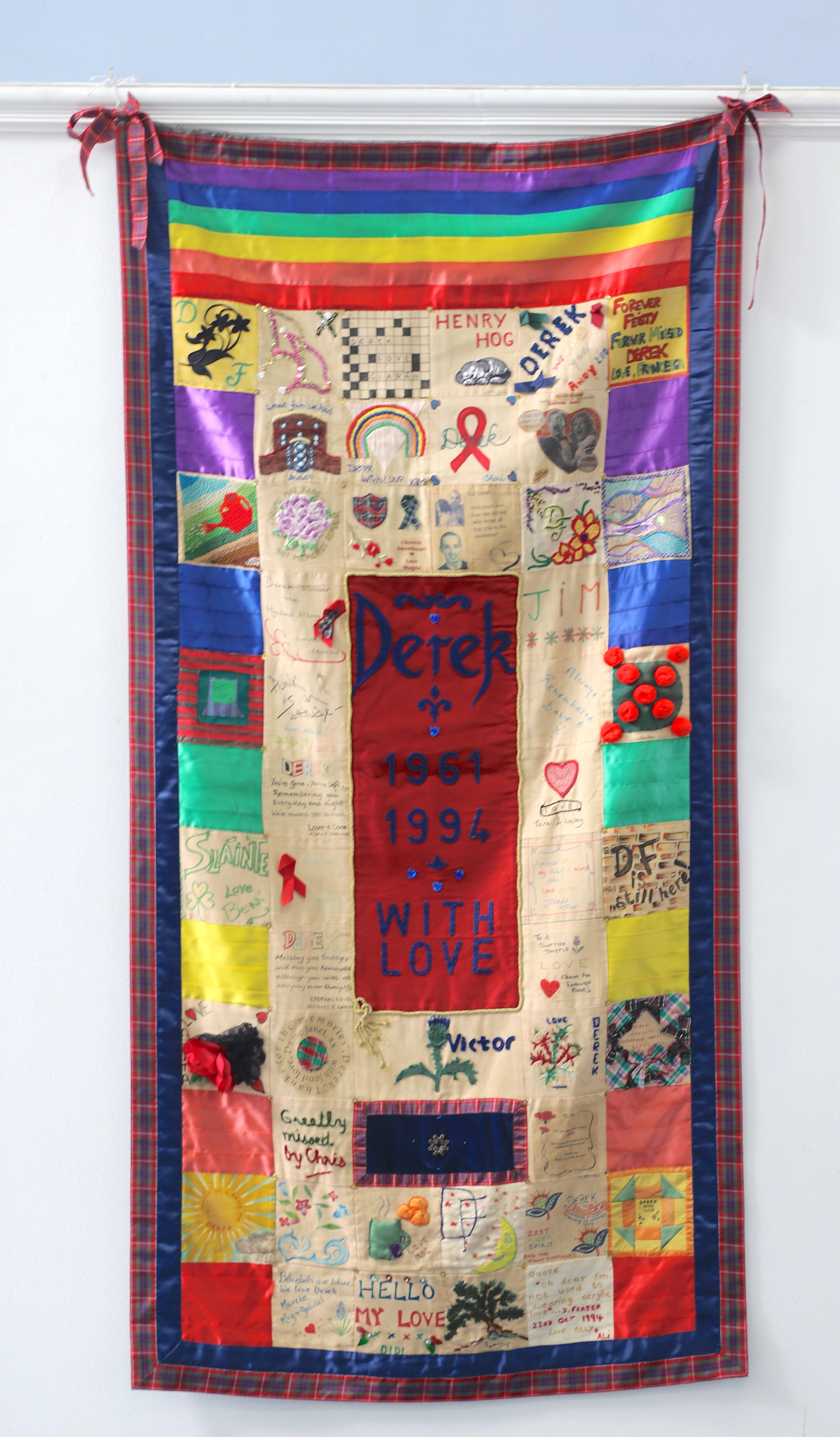 UK AIDS Memorial Quilt: Derek Allan Fraser - Edinburgh Art Festival